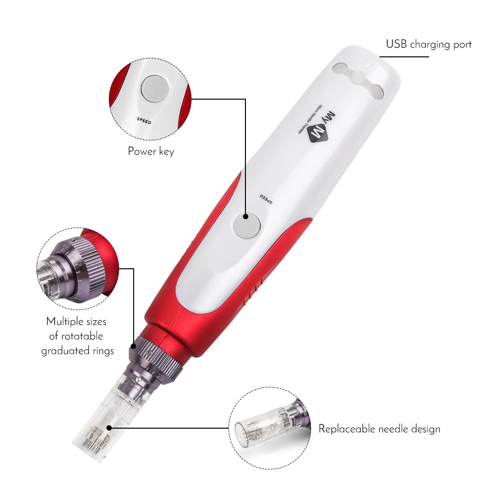 Electric microneedling pen needle tips - Dermal Shop