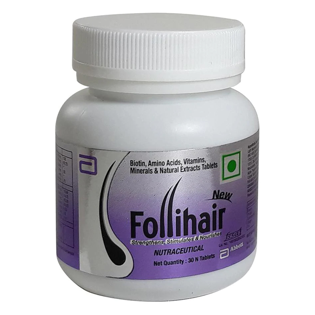 Follihair New 30 Tablets - Dermal Shop