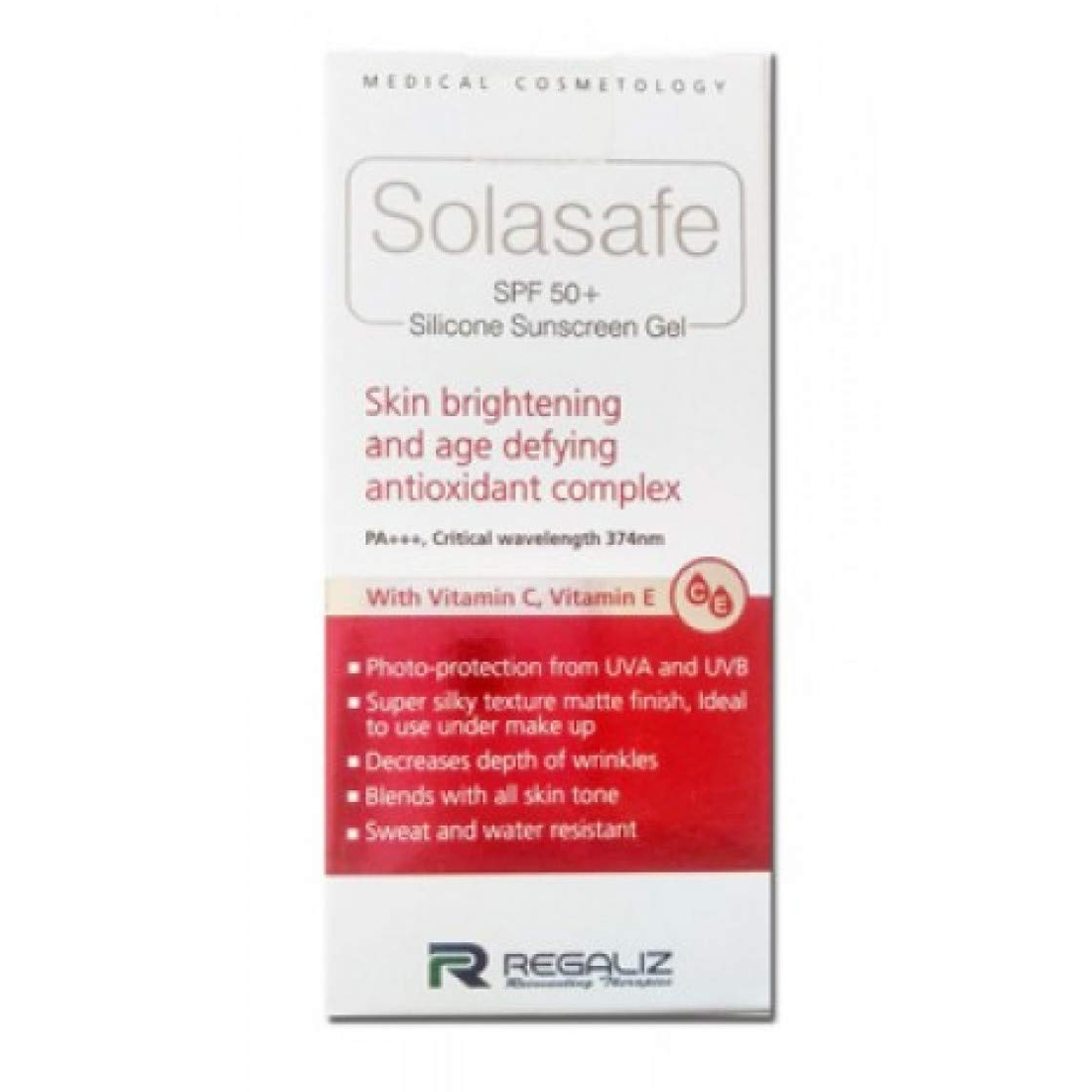 Solasafe SPF 50+Sunscreen Gel - Dermal Shop
